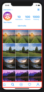 An Instagram clone using SwiftUI and GraphQL – ProfileView