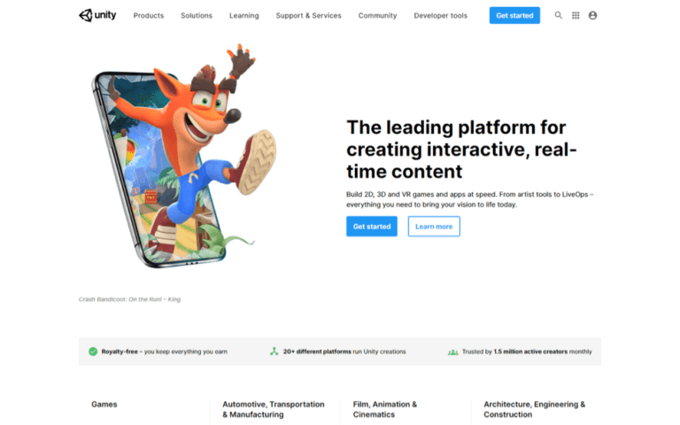 Unity-cross-platform-2-2 | Your Application's Backend, Simplified