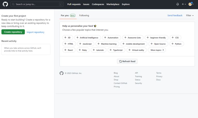 GitHub-Dashboard | Your Application's Backend, Simplified