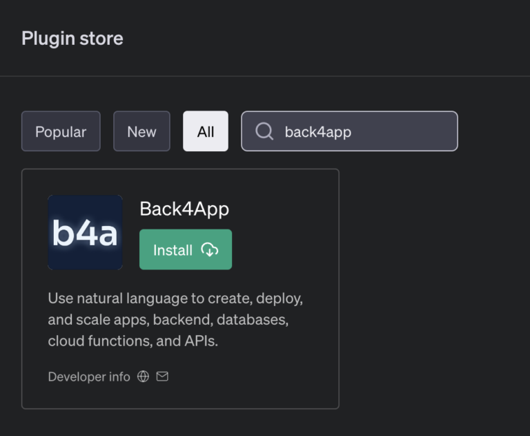 Low-code backend to build modern apps