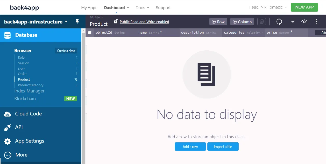 back4app-database-classes-1 | Your Application's Backend, Simplified