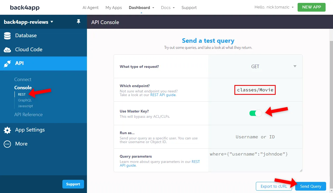 back4app-api-console-rest-1 | Your Application's Backend, Simplified